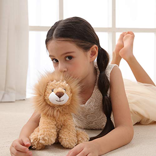 Apricot Lamb Toys Plush Yellow Plush Lion Stuffed Animal Soft Cuddly Perfect for Child (Yellow Lion ,8 Inches