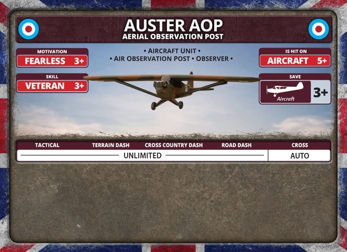Flames of War Late War: British Auster Observation Post (BR951)