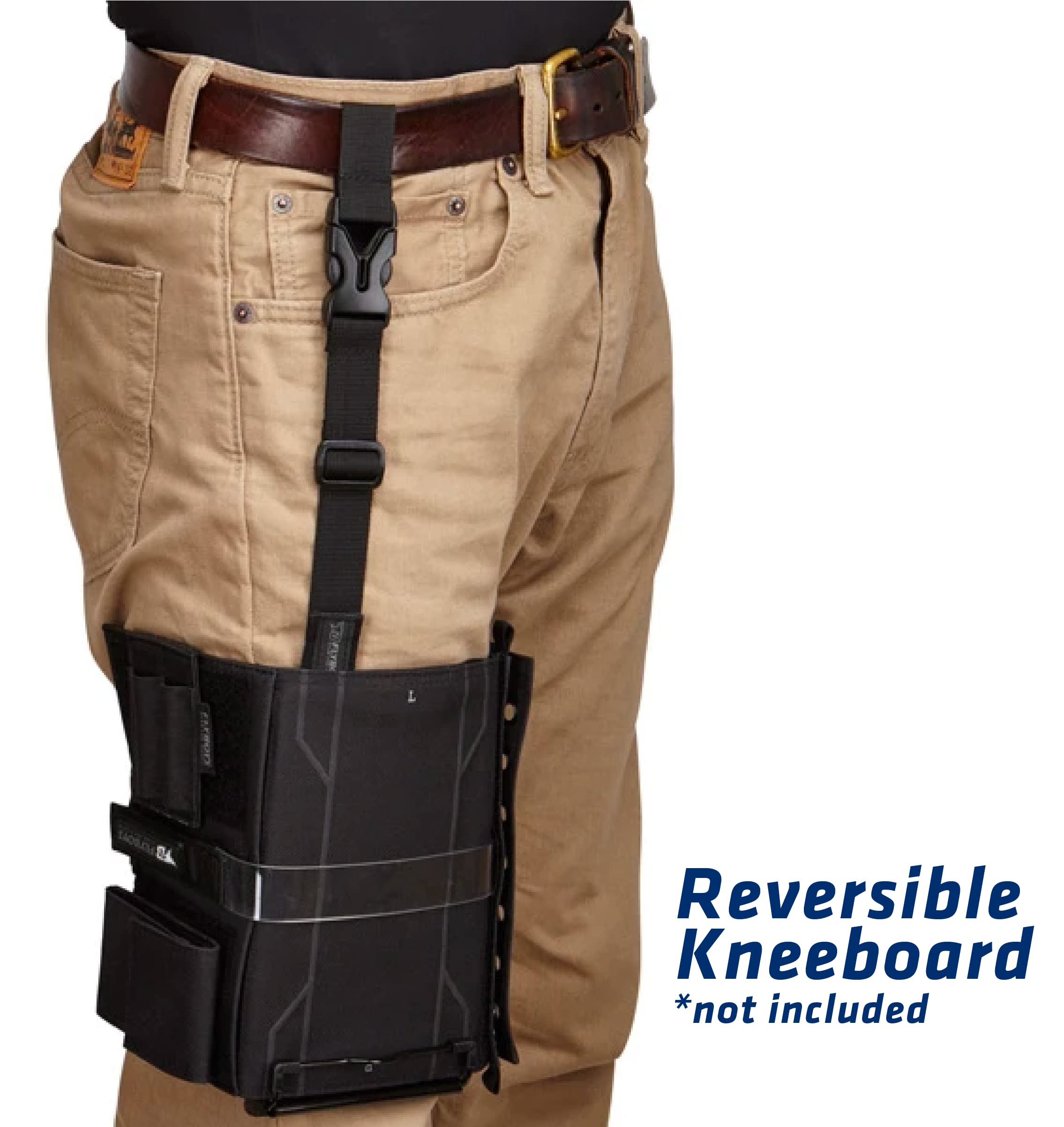FlyBoys Belt Loop Leg Strap - Heavy Duty - for FlyBoys Reversible Kneeboard - for Professional Pilots, General Aviationā¦