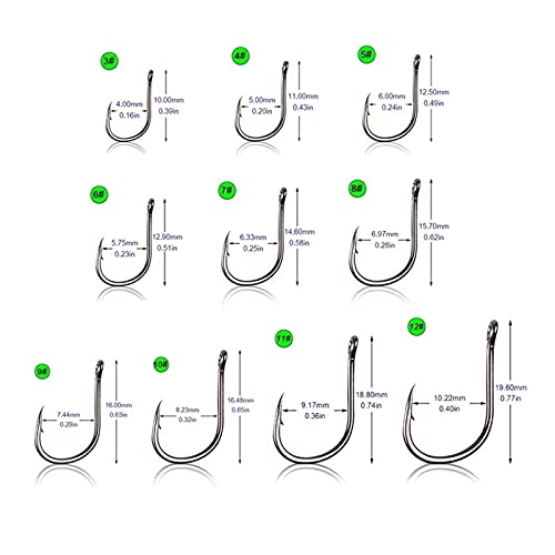 Fish Hook 100pcs Fishing Hooks Set Carbon Steel Single Circle Fishhook Fly Fishing Jip Barbed Carp Hooks Sea Tackle Accessories Fishing Tools