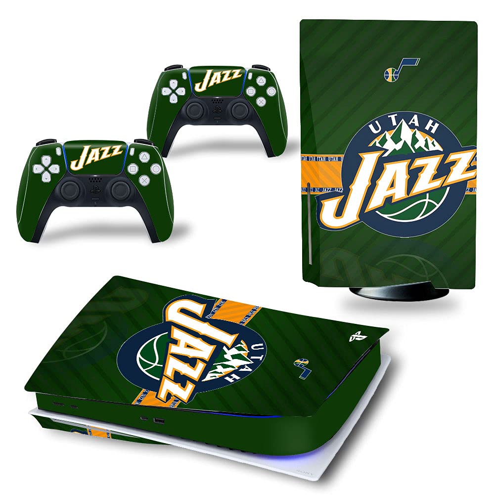 InnaGeek - Protective Skin Sticker Vinyl for PS5 Disc Utah State Basketball