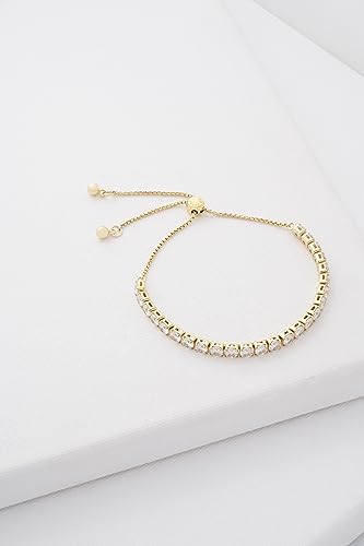 Ted Baker London Melrah Icon Crystal Slider Adjustable Tennis Bracelet for Women