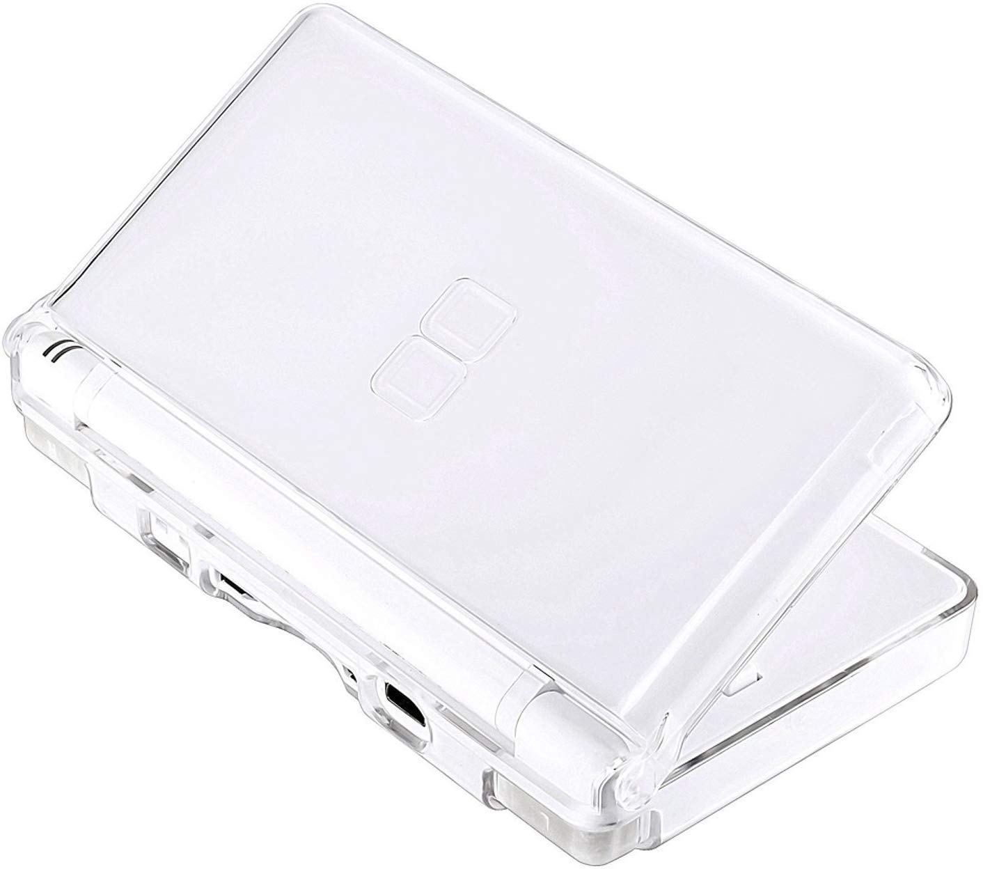 KlsyChry Transparent Hard Shell Case Cover Compatible with Nintendo DS Lite NDSL, Replacement Protective NDS Lite Crystal Clear Housing Case(Not for Nintendo DS or Dsi)