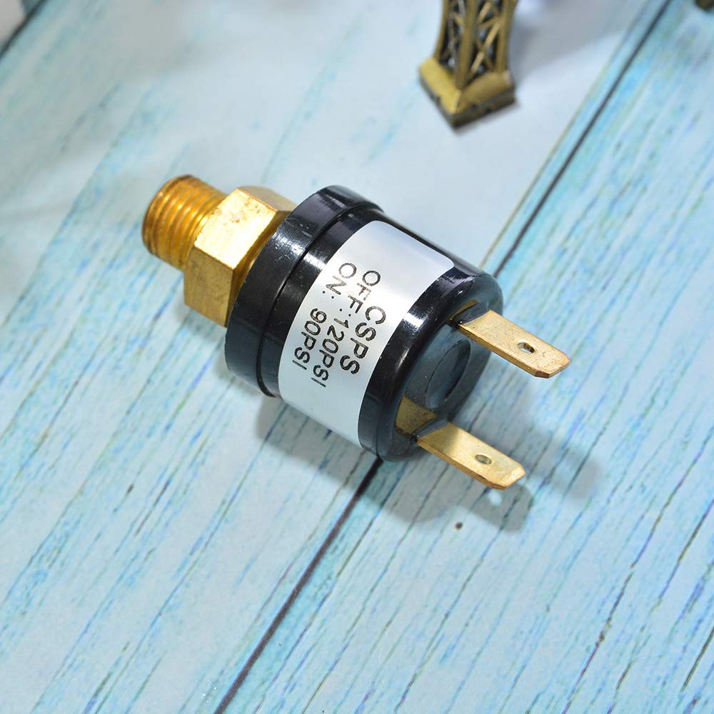 Comimark 1Pcs 90 PSI -120 PSI Air Compressor Pressure Control Switch Valve Heavy Duty