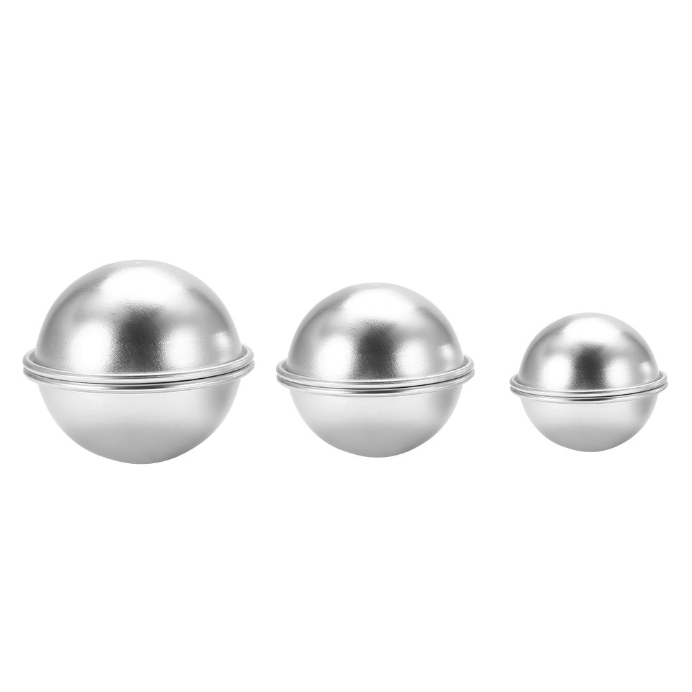 DIY Molds Aluminium, Metal Bath Bomb Molds, DIY Bath Bomb Mold Kit, DIY Bathtub Bomb Molds with Sea Creature Shapes, Soap Molds, Cake Molds, Candle Molds for Fizzy Bombs(3)