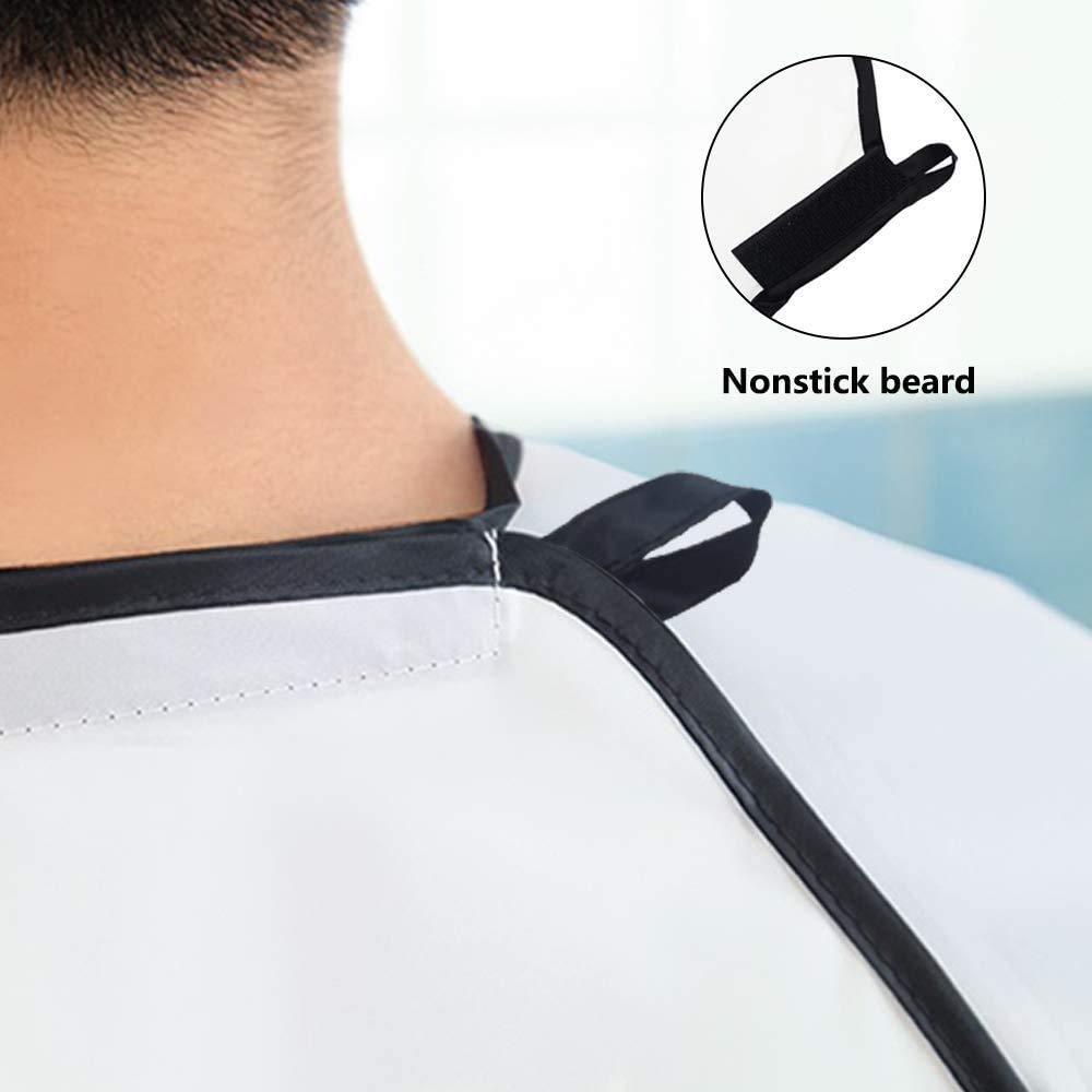 Yomitek Beard Apron Cape for Men Shaving and Trimming with Suction Cups Adjustable Neck Straps Beard Apron for Dad Father Husband Boyfriend Brother Gift