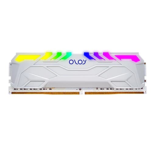 OLOy DDR4 RAM 16GB (2x8GB) White Owl Aura Sync RGB 2666 MHz CL19 1.2V 288-Pin Desktop UDIMM (MD4U0826190BHVDA)