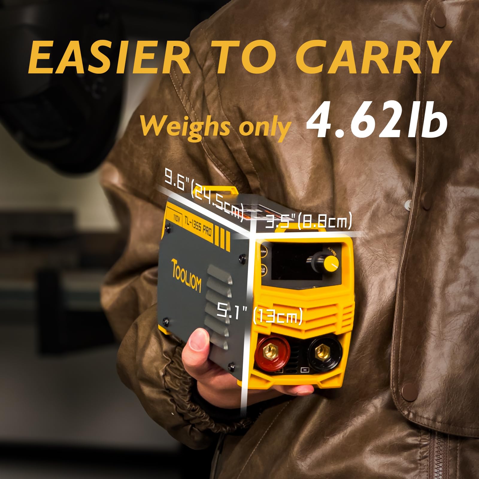 TOOLIOM 135A Stick Welder/Lift TIG,110V MMA ARC Welder Machine with Lift TIG Torch Inverter Welder with Digital Display Hot Start Portable Welding Machine