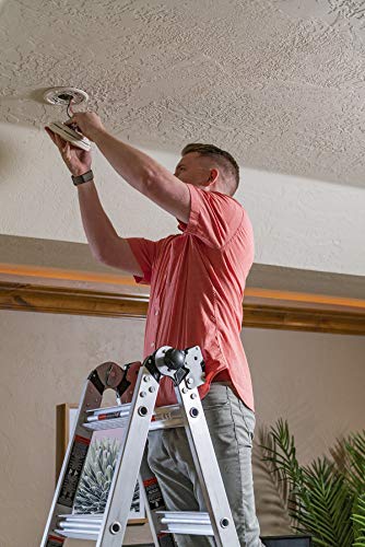 Little Giant Ladders, Epic, M17, 17 foot, Multi-Position Ladder, Aluminum, Type 1A, 300 lbs weight rating, (16817-818)