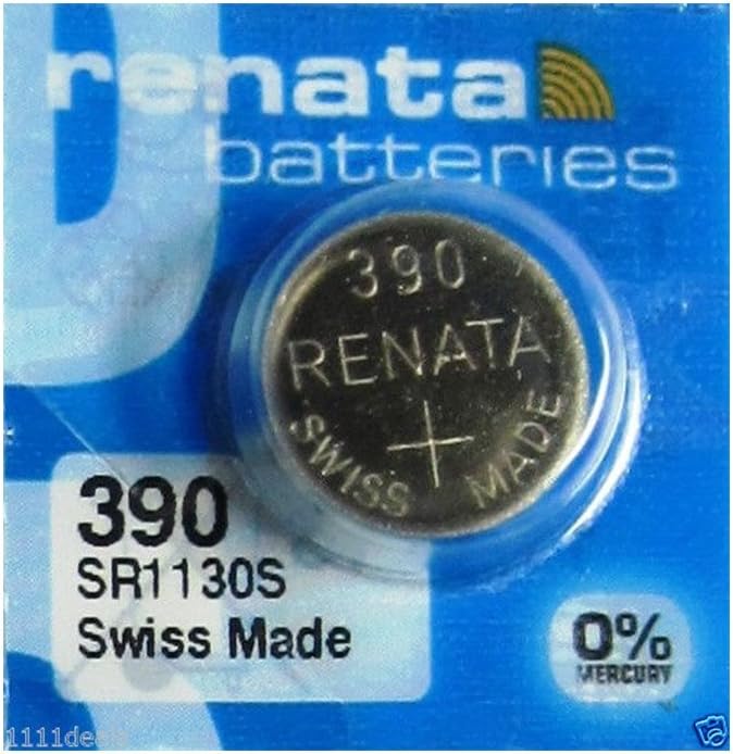 Renata 390 Silver Oxide 1.55v Watch Battery (Sr1130Sw)