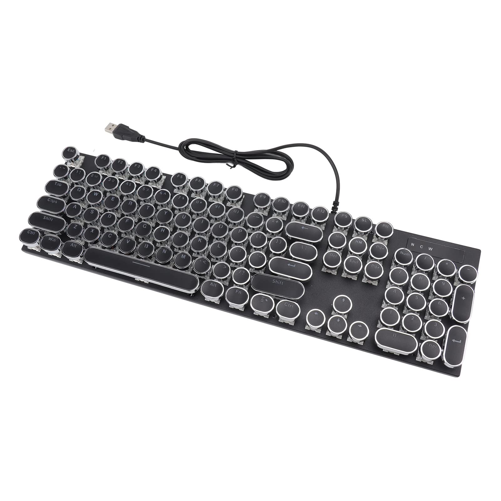 LBEC Gaming Keyboard, 104 Key Mechanical Keyboard Ergonomic Design for Gaming (Red Switch)