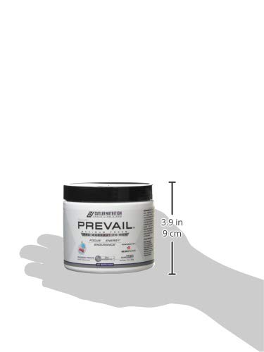 Prevail Pre Workout Powder with Nootropics: Pre Workout for Men and Women, Cutting Edge Energy and Focus Supplement with L Citrulline, Alpha GPC, L Tyrosine, Neurofactor | Rainbow Freeze, 40 SRV