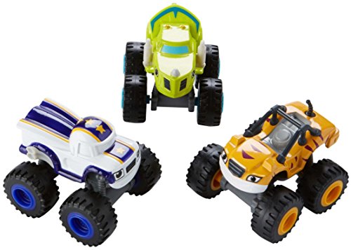 Fisher-Price Nickelodeon Blaze & The Monster Machines, 3 Pack Die-Cast Pack #2