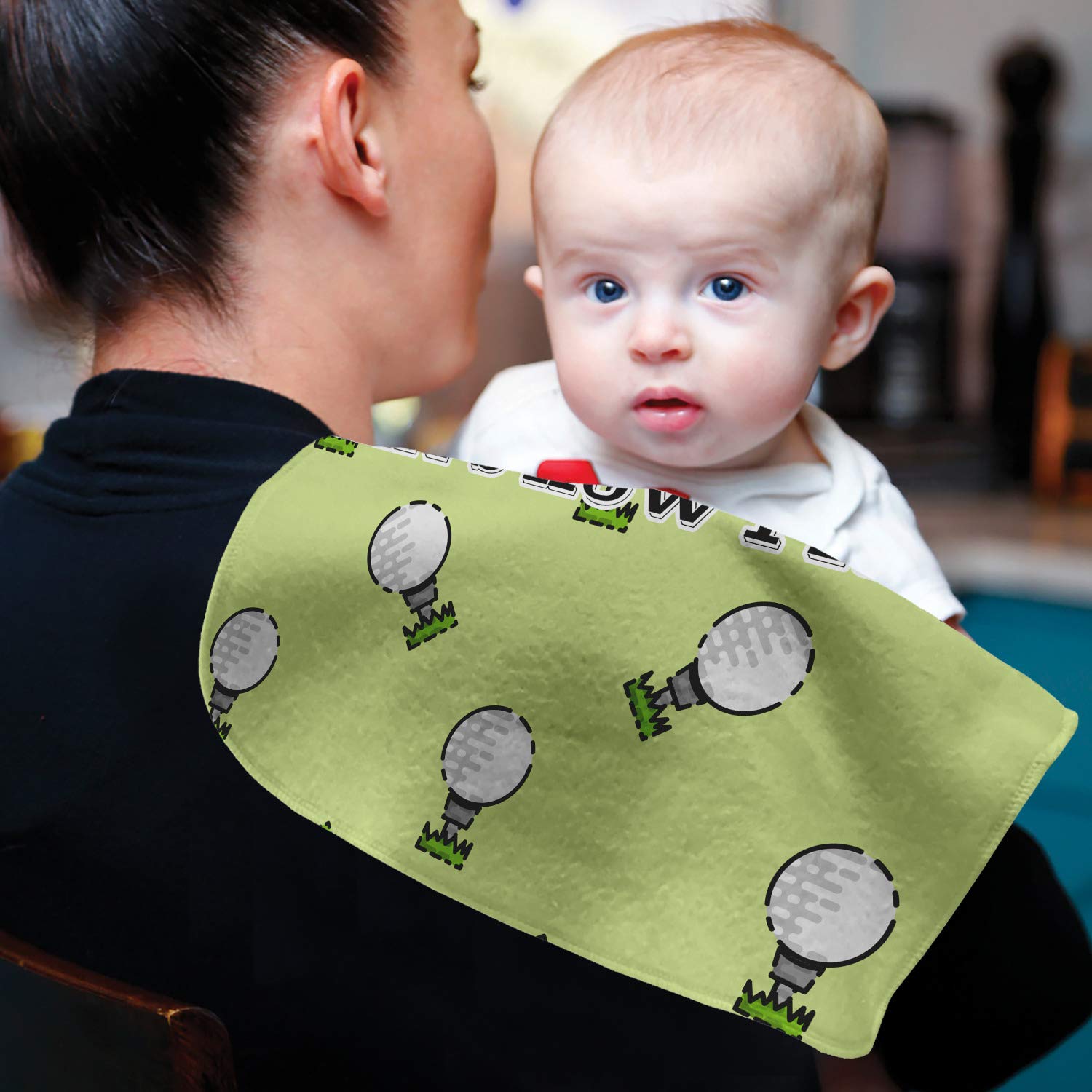 YouCustomizeIt Personalized Golf Burp Cloth - Fleece w/Name or Text
