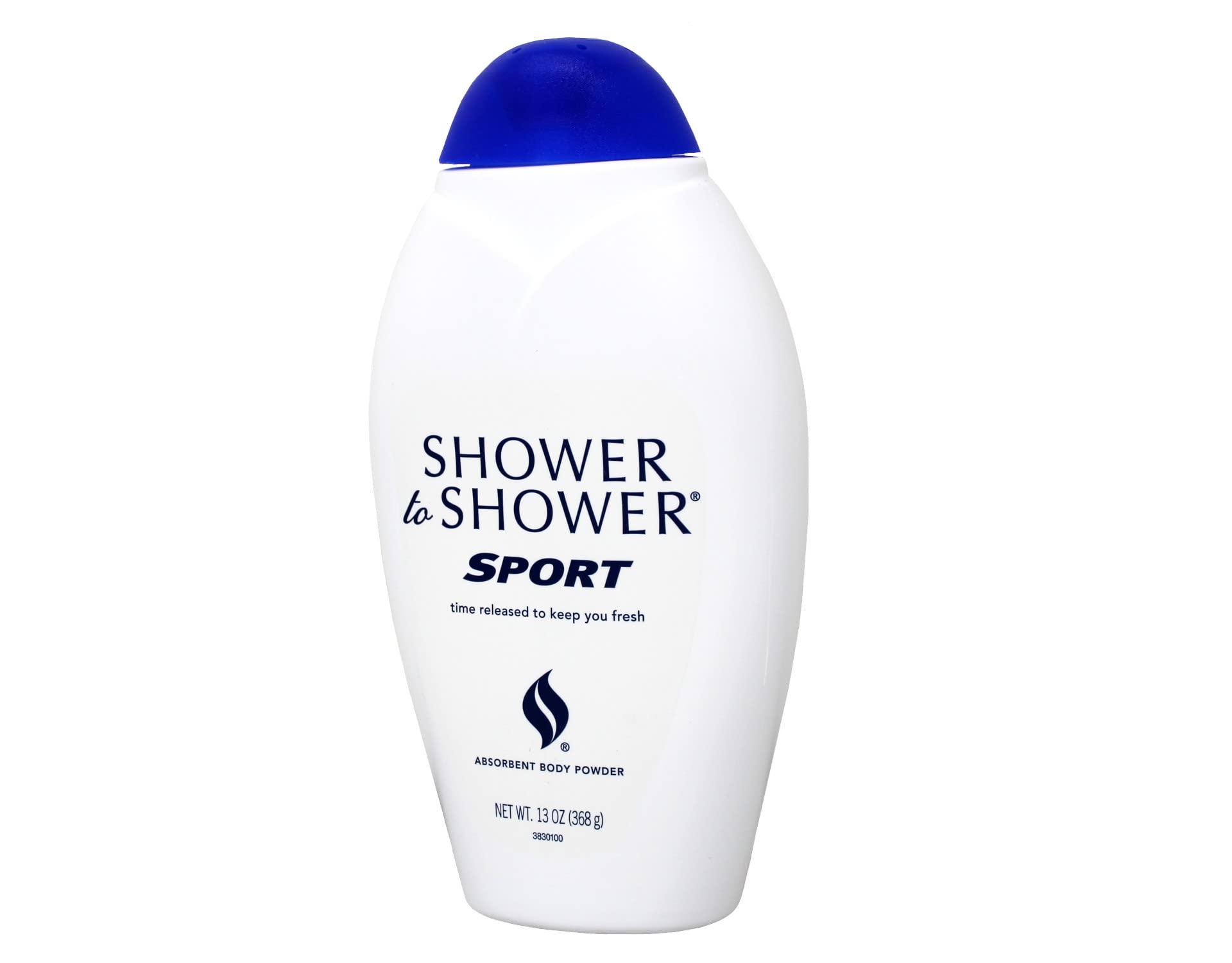 Shower to Shower Absorbent Body Powder, Sport, 13-Ounce Bottles (Pack of 4)