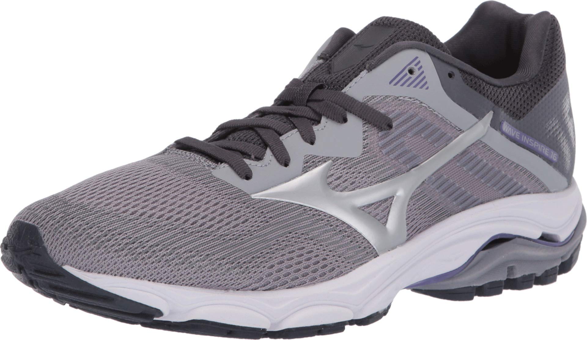 Mizuno Women's Wave Inspire 16 Road Running Shoe, Vapor Blue-Silver, 7.5 B US