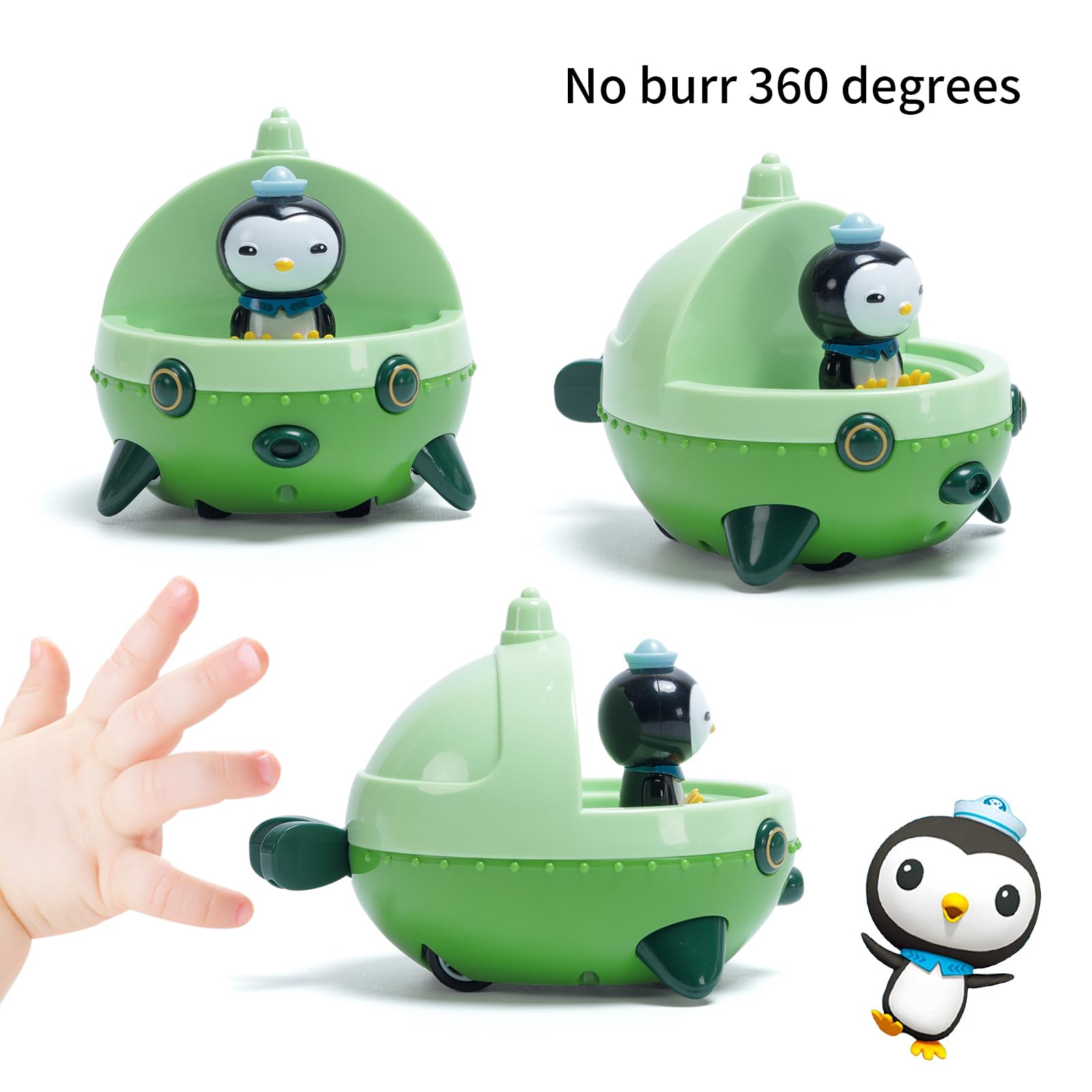 CHAOFANZHE Peso Toys Pull Back car Octopus Vehicle Rescue Boat Children's Gifts (with Gift Box)