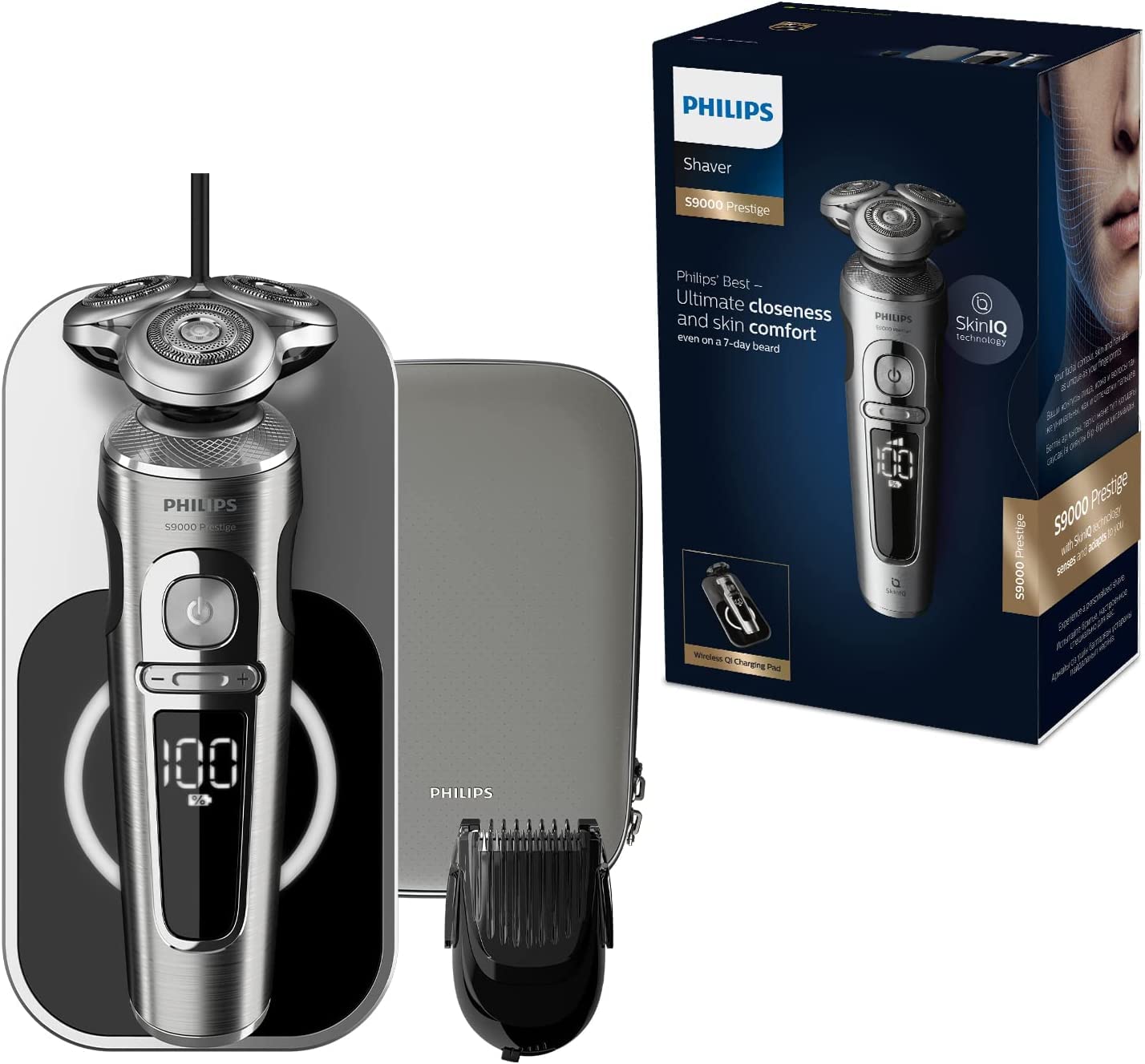 PHILIPS SP9861 / 13 [wet and dry electric shaver S9000 Prestige Matte Silver/Black]