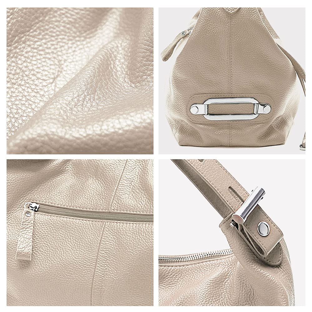 zency 6 Colors Fashion 100% Real Genuine Leather Women Shoulder Bag Handbag Lady Casual Tote