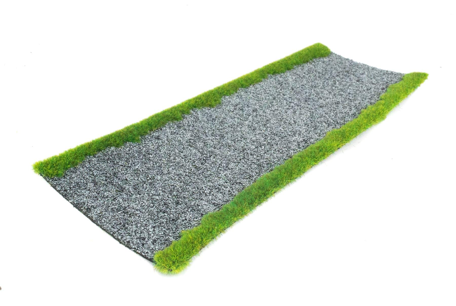 War World Gaming Road Straight Sections Set of 4 β 28mm Wargaming Scenery Terrain Model Diorama