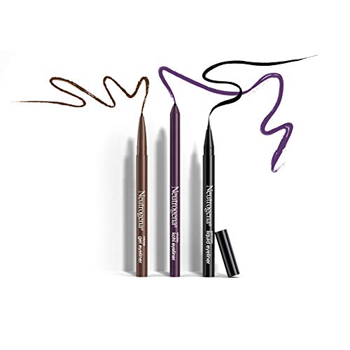 Neutrogena Smokey Kohl Eyeliner with Antioxidant Vitamin E, Water-Resistant & Smooth-Gliding Eyeliner Makeup, Deep Navy, 0.014 oz