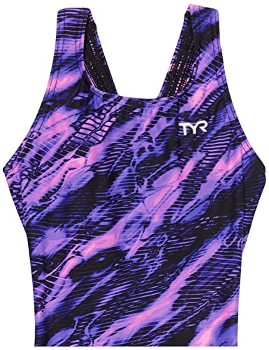 TYR womens Cadence Maxfits One Piece Swimsuit, Purple, 22 US