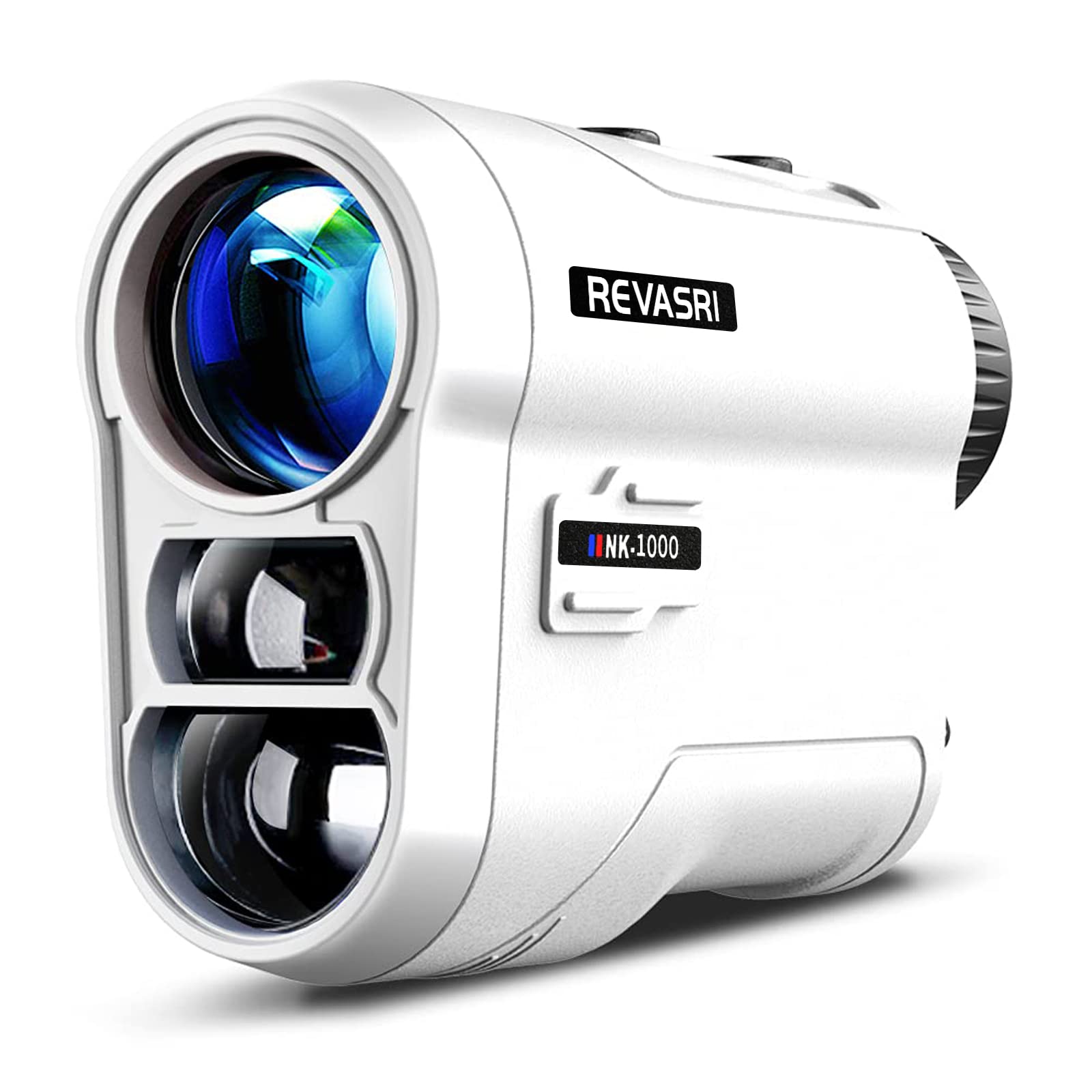 REVASRI Golf Rangefinder with Slope and Pin Lock Vibration, External Slope Switch for Golf Tournament Legal, Rangefinders with Rechargeable Battery 600YDS Laser Range Finder