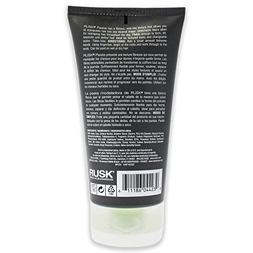 RUSK Paste, Defines and Texturizes Hair, 4 oz.
