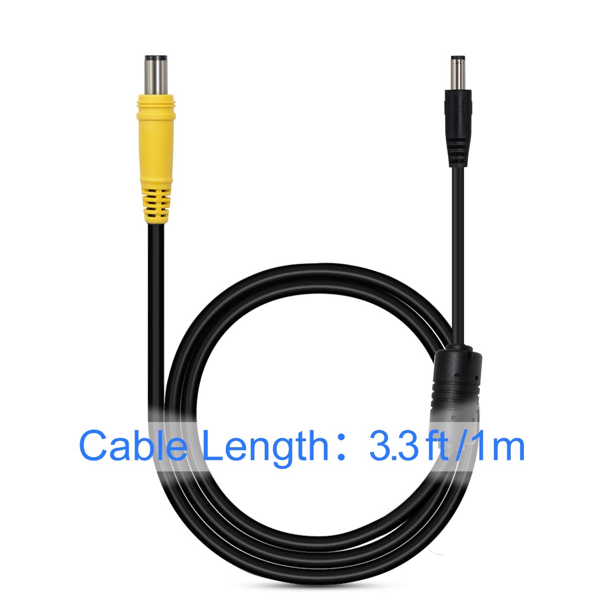 Talentcell DC 24V Power Cord, 5.5 x 2.1mm Male to DC7406 Male Plug Power Supply Cable for Laptop, Notebook, S10 and More