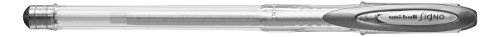 uni-ball 2004053 Gel Pens, Ultra Micro (0.38mm) & Medium (0.8mm) Points, Assorted Colors, 12 Count
