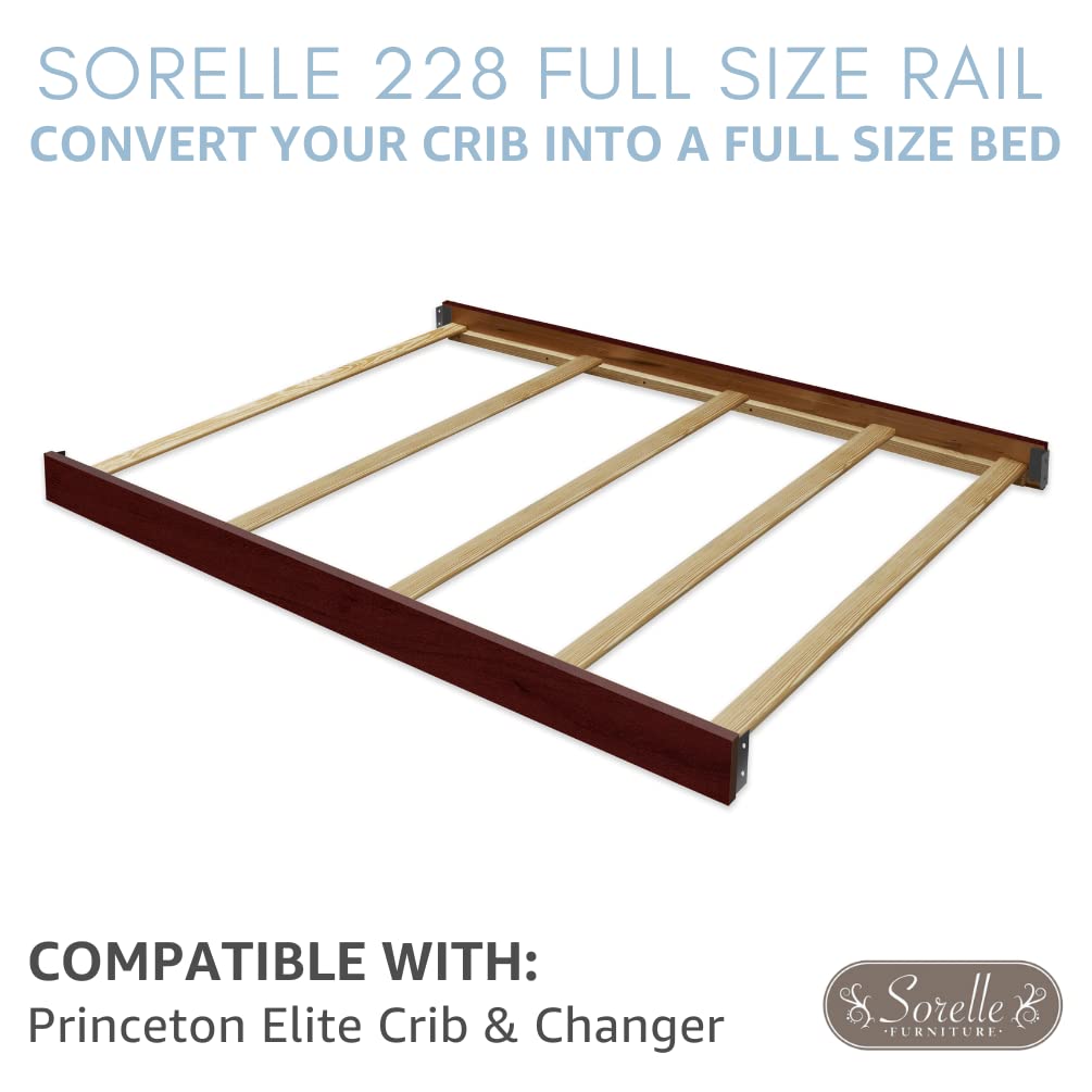 Sorelle Tuscany Full Size Conversion Kit, Espresso