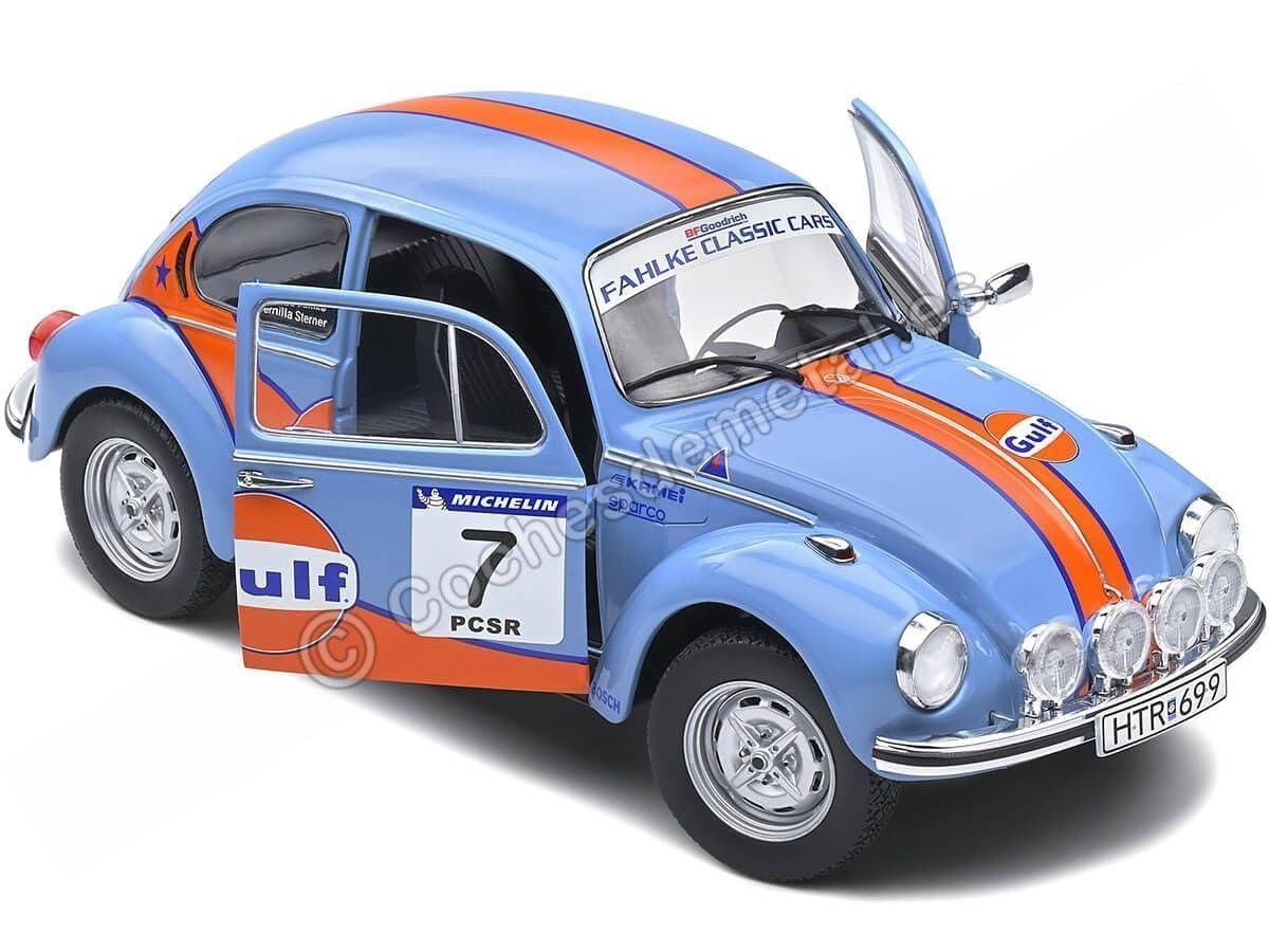 solido S1800517 1:18 2019 Volkswagen Beetle 1303 Rallye Colds Balls Collectible Miniature car, Multi