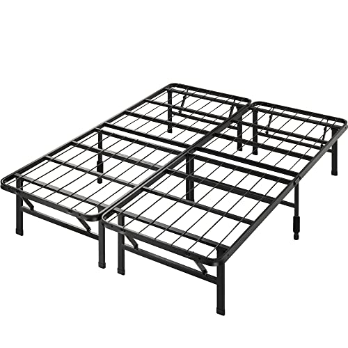 ZINUS SmartBase Tool-Free Assembly Mattress Foundation / 14 Inch Metal Platform Bed Frame / No Box Spring Needed / Sturdy Steel / Underbed Storage, Queen