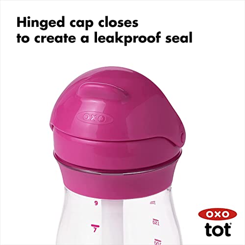 OXO Tot Transitions Straw Cup, 9 oz, Pink, Pack of 1