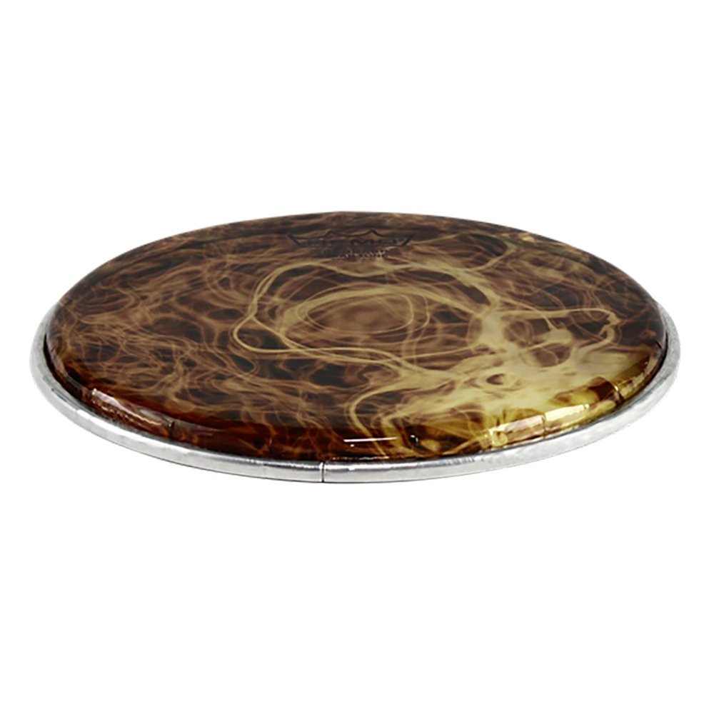 Remo DX-Series Skyndeep Clear Tone Doumbek Darbuka Drumhead - Yellow Mist Graphic, 8.75"