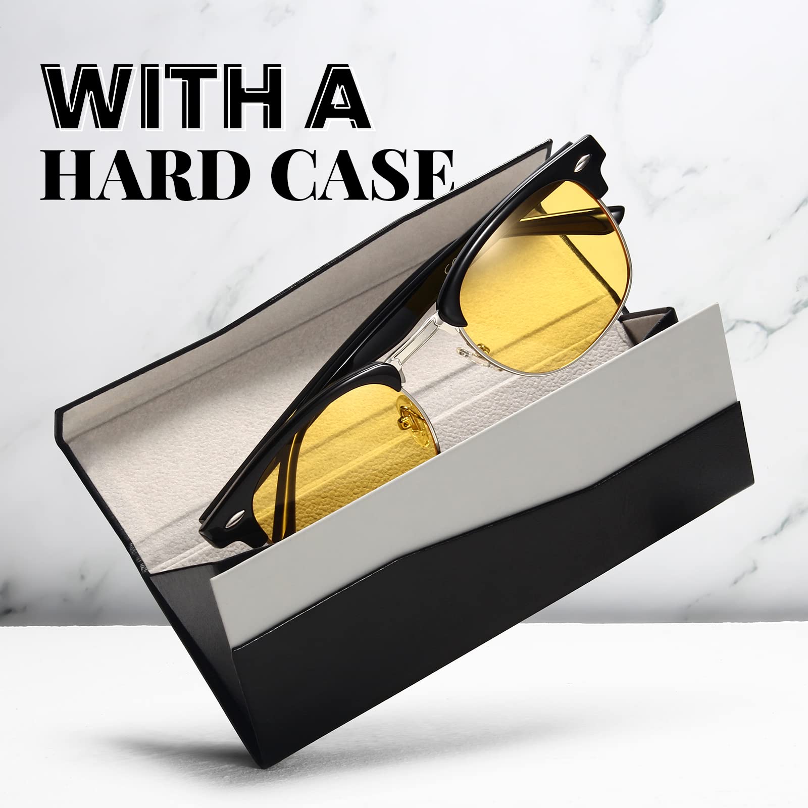 Livhò Blue Light Blocking Glasses, Computer Gaming Glasses, Anti Eye Strain/Filter Ray Lens, Sleep Better for Women Men (Matte Black)
