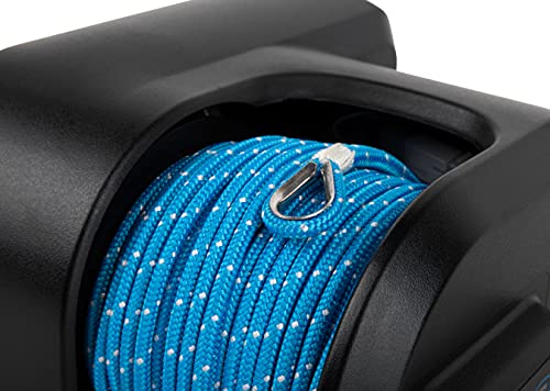 Trac Outdoors StrikeZone 25 Electric Anchor Winch - Anchors Up to 25 lb. - Includes 100-feet of Pre-Wound Anchor Rope with Use (69001)