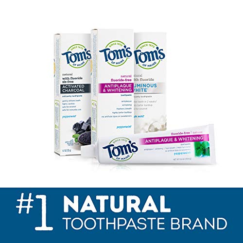 Tom's of Maine Natural Wicked Cool Fluoride Toothpaste, Mild Mint, 4.2 Ounce (Pack of 6)