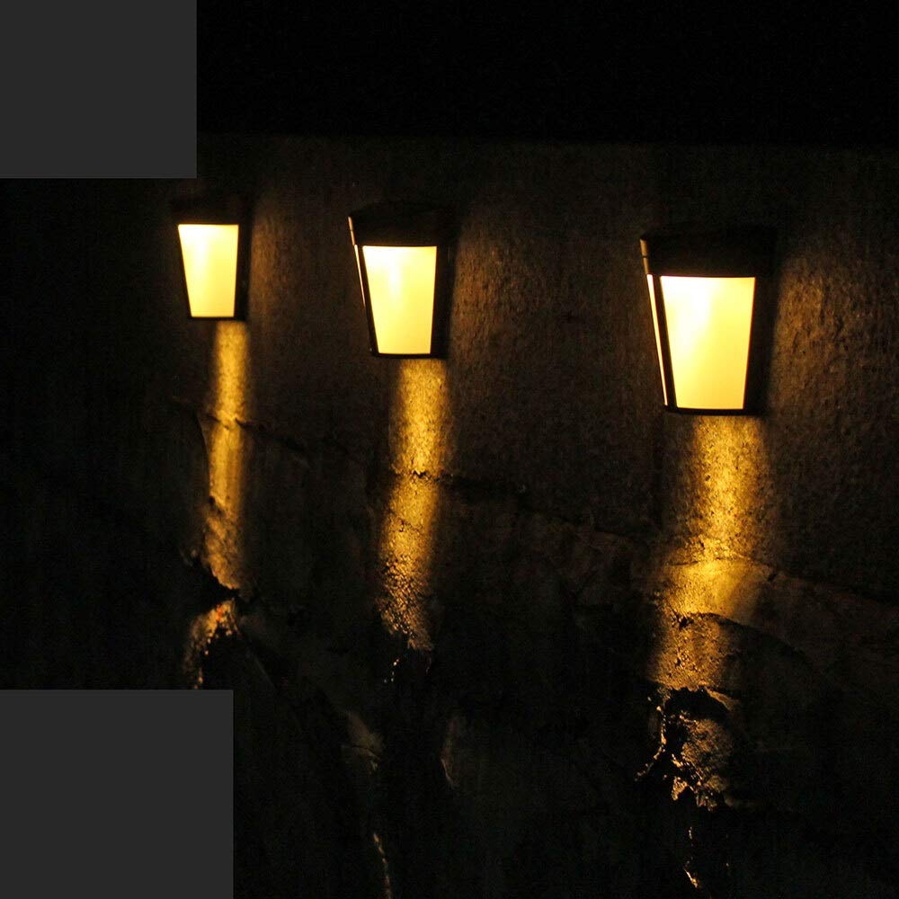 TANGIST LED Solar Light 1pcs LED Solar Power Light Control Wall Light 6 LED Outdoor Waterproof Energy Saving Street Yard Path Home Garden Security Lamp Garden Yard Lawn