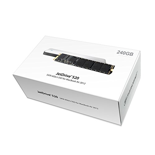 Transcend 240GB JetDrive 520 SATAIII 6Gb/s Solid State Drive Upgrade Kit for MacBook Air, Mid 2012 (TS240GJDM520)