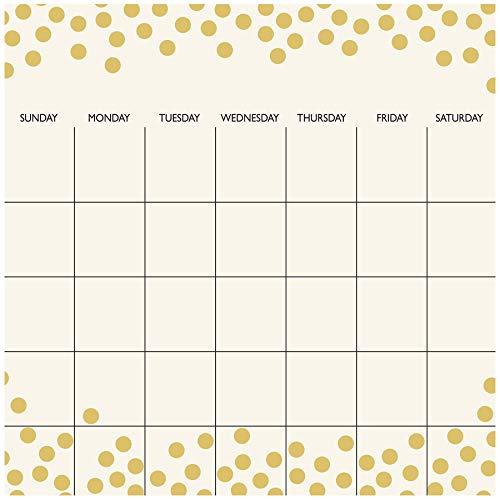 Wall Pops WallPops WPE1503 Gold Confetti Organization Kit, White & Off-White