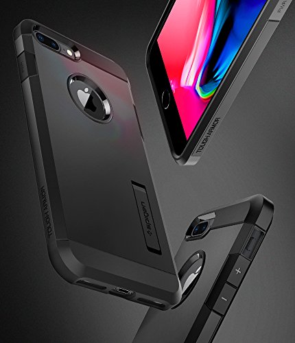 Spigen Tough Armor [2nd Generation] Designed for iPhone 8 Plus Case (2017) / Designed for iPhone 7 Plus Case (2016) - Black