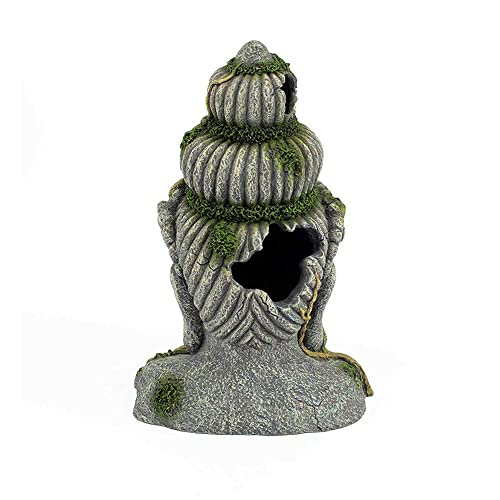 Sunyiny Aquarium Decorations Head Sculpture Aquarium Decor Ornament Large Fish Tank Decorations for 20 30 Gallon Aquarium