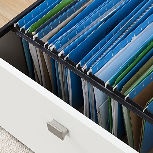South Shore 1-Door Office Storage Unit with File Drawer, Pure White