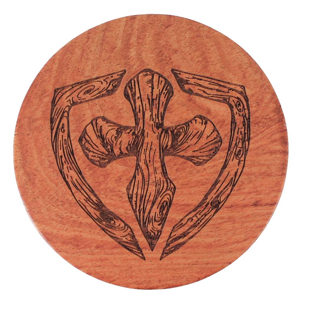 Paladin Roleplaying DND Dice Box - Solid Wood Storage Case for Polyhedral, RPG and Tabletop Gaming Dice
