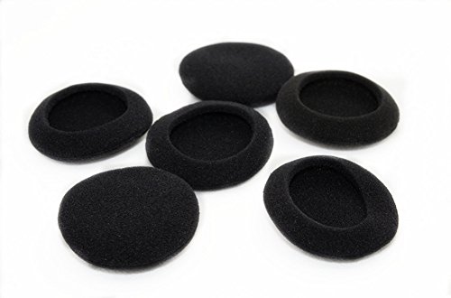 YunYiYi 5 Pairs Replacement Foam Ear Pads Sponge Earpads Cushion Cups Cover Compatible with Plantronics Pulsar p590 P 590 P-590 Headset Headphones