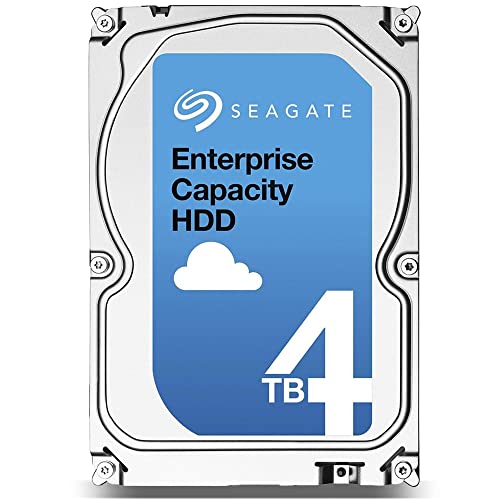 Seagate Enterprise Capacity 3.5 | ST4000NM0035 | 4TB 7.2K RPM 128MB Cache 3.5in SATA 6Gb/s | 512n | FIPS 140-2 | Enterprise Internal Hard Disk Drive (Renewed)
