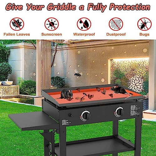 VPOWJI 28 IN Griddle Mat, Silicone Griddle Mat, Griddle Mat for Blackstone Grill, Heavy Duty Food Grade Silicone Mat, for Blackstone Griddle Protector Outdoor