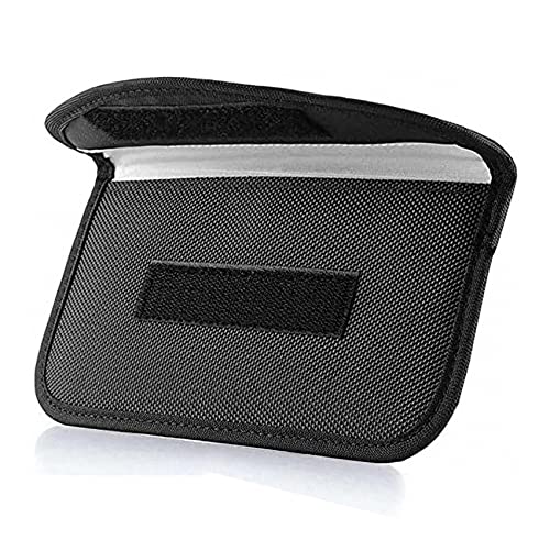 ONEVER Signal Blocking Bag, GPS RFID Faraday Bags for Phones Faraday Bag Pouch Shield Cage Wallet Phone Case for Cell Phone Privacy Protection Car Key FOB, Anti-Tracking Anti-Spying (1 Pack)