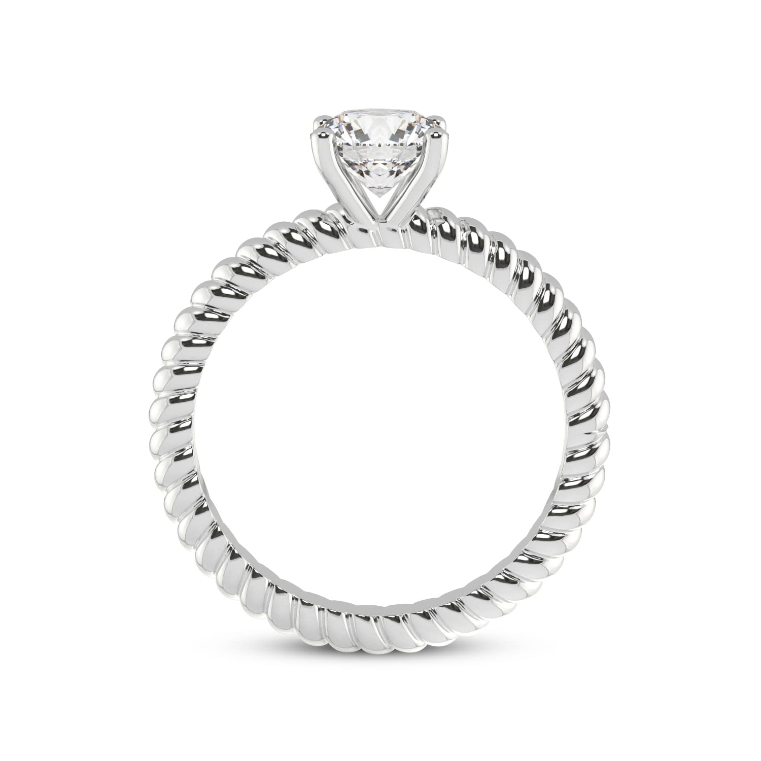 FRIENDLY DIAMONDS 2 Carat IGI Certified Oval Shape Lab Grown Diamond Ring | 14K Or 18K in White, Yellow Or Rose Gold | Sansa Solitaire Diamond Engagement Ring | FG-VS1-VS2 Quality